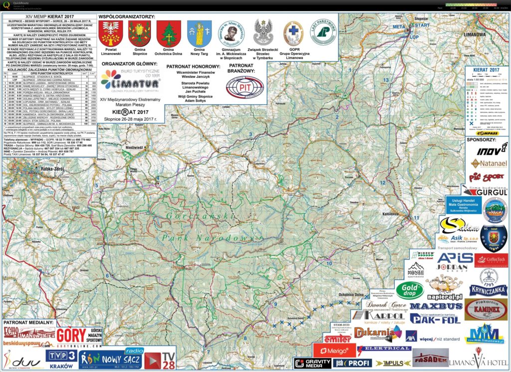 XIV Międzynarodowy Ekstremalny Maraton Pieszy KIERAT 2017 TP100 – czyli ...